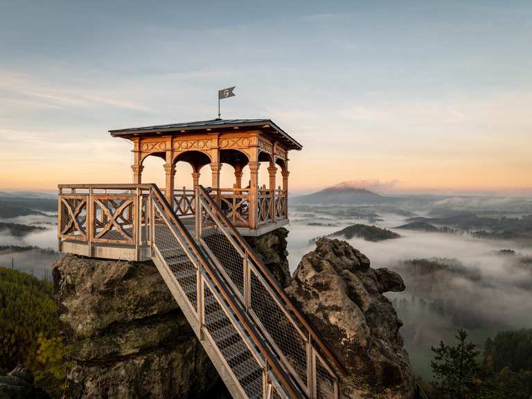 Dolský Mlýn (Grundmühle) – Mariina Skála Runde von Hohenleipa ...