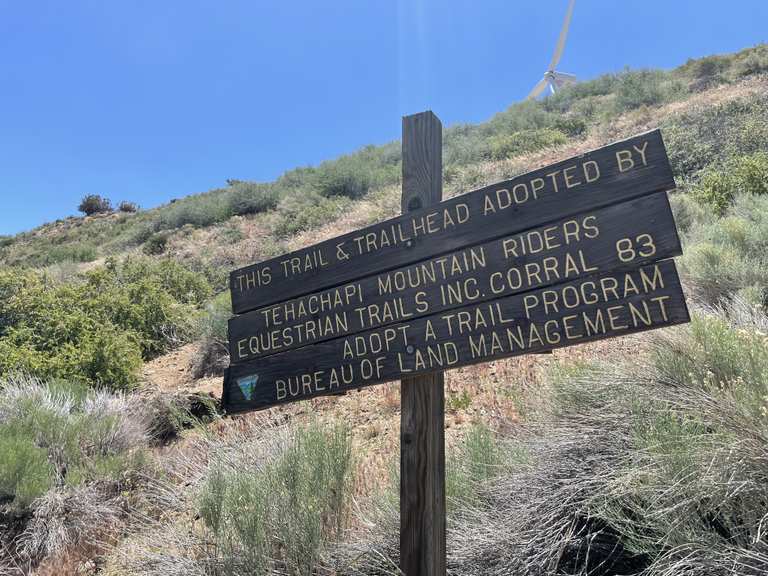 Tehachapi Willow Springs Rd PCT trailhead 💧 Oak Creek Routes for ...