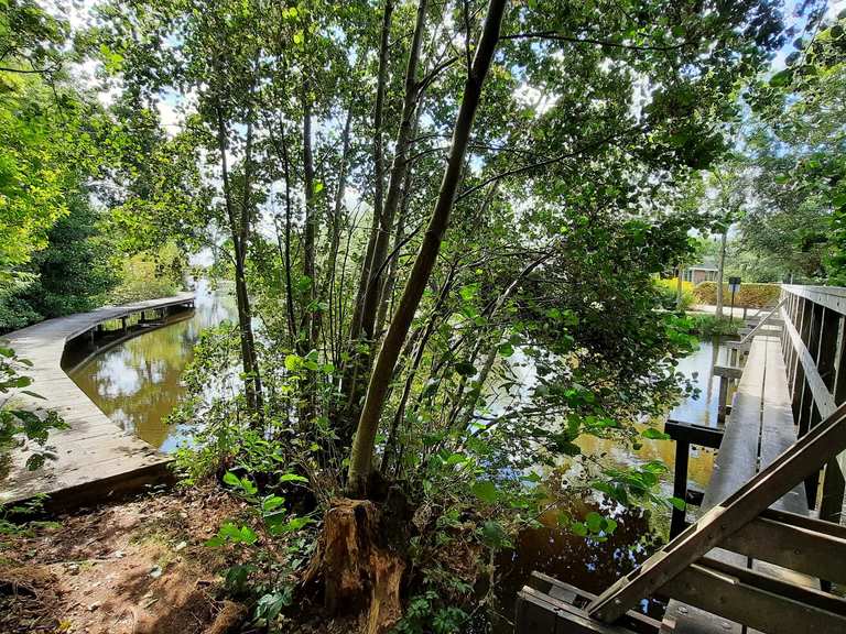 Vlonderpad en houtwal wandelroutes en hikes | Komoot