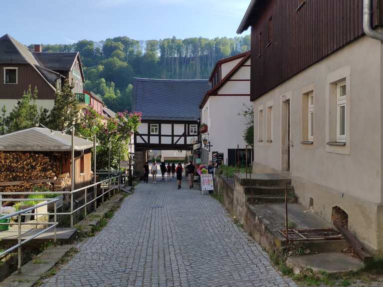 Schmilka – Kipphornaussicht Runde von chmilka-Hirschmühle | Wanderung ...