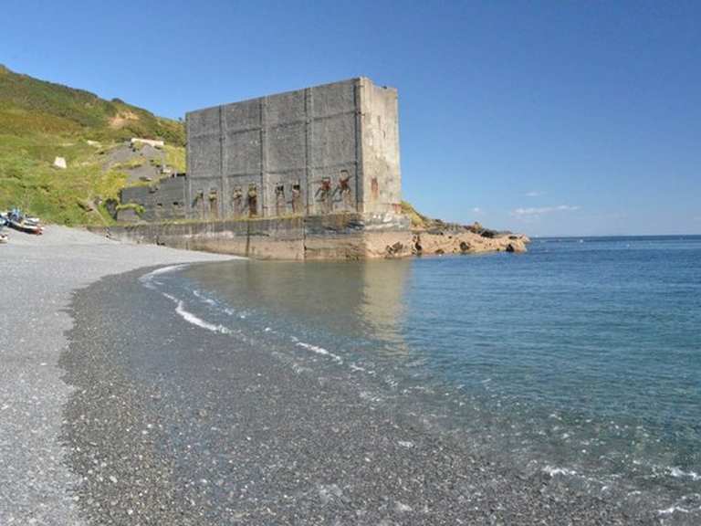 Porthoustock Beach und Steinbruch : Radtouren und Radwege | komoot