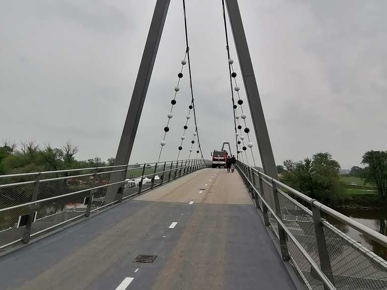 Brücke nach SK – March (Fluss) Runde von Marchegg | Fahrradtour | Komoot