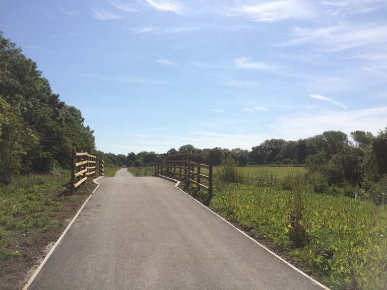 A27 Cycle Path: Firle to Drusillas Roundabout Cycle Routes and Map | Komoot