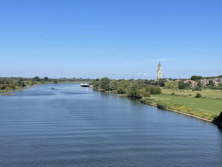 Stuw Driel – Pont naar de blauwe kamer rondtocht vanuit Rhenen ...