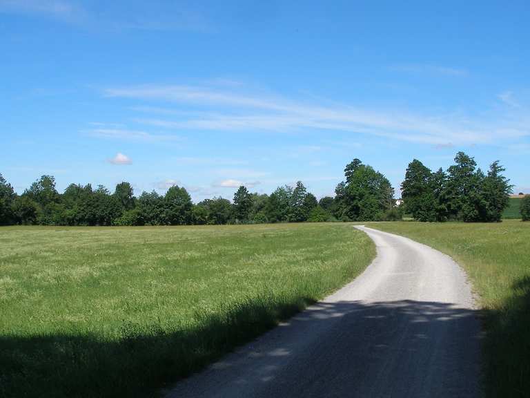 Radweg durch schöne Landschaft : Radtouren und Radwege | komoot