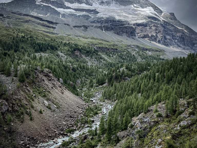 Beautiful section along the Zmut river - Zermatt, Visp | Mountaineering ...