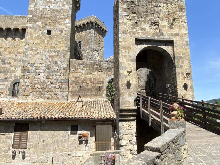 Rocca Monaldeschi della Cervara - Itinéraires de rando et marche | Komoot