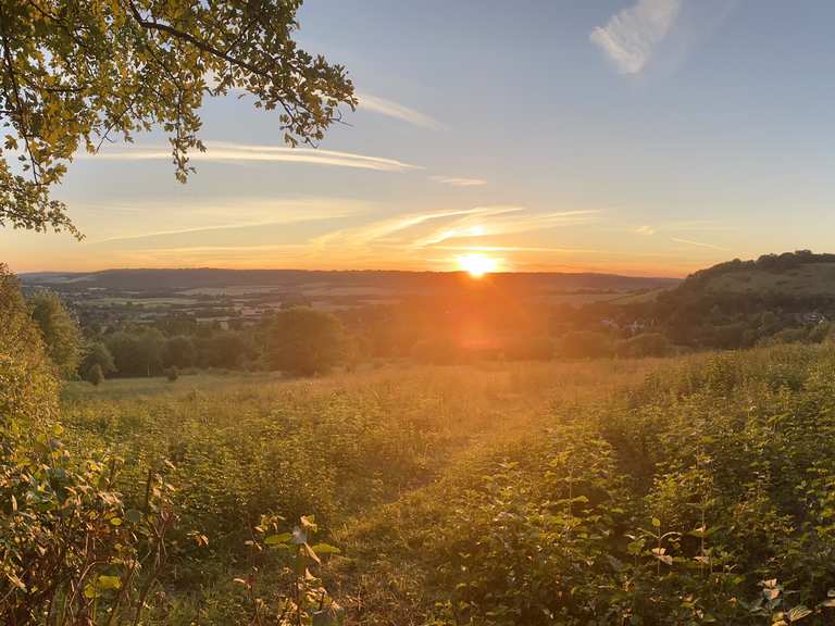 Otford loop to Round Hill & the North Downs Way — Kent Downs ANOB ...