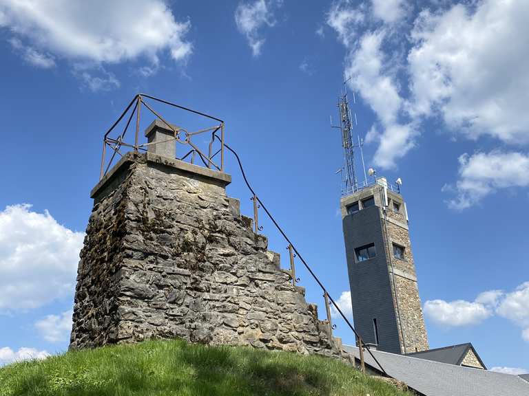 Fagne de Fraineu via the Signal de Botrange — loop — running from ...