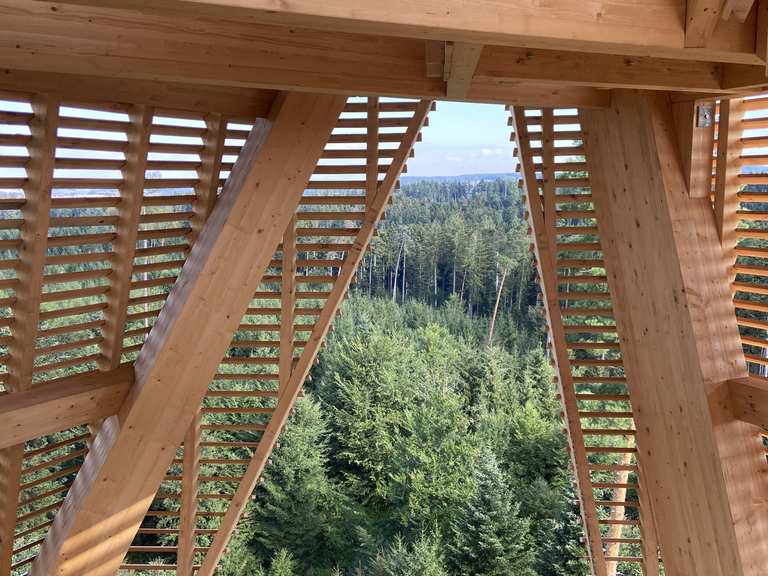 Aussichtsturm Hardwald : Radtouren und Radwege | komoot