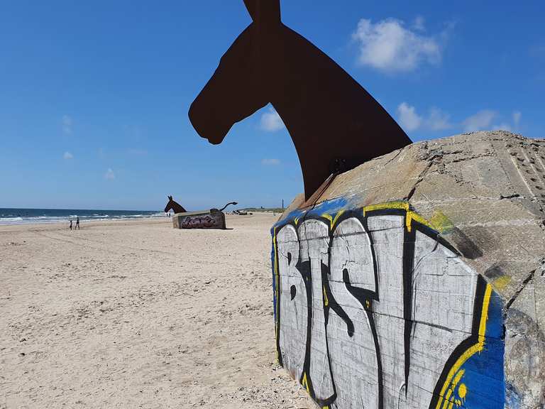 Mule Bunkers of Blåvand - Cycle Routes and Map | Komoot