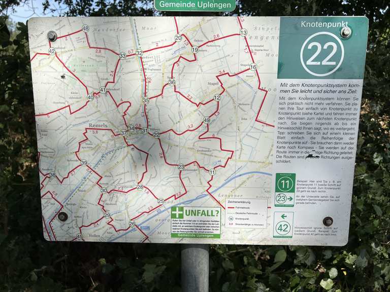 Knotenpunkt 22 – Alter Postweg : Radtouren und Radwege | komoot