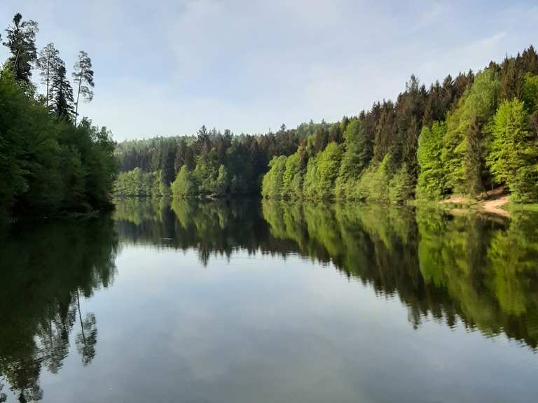 Steg im Herrenbachstausee : Radtouren und Radwege | komoot