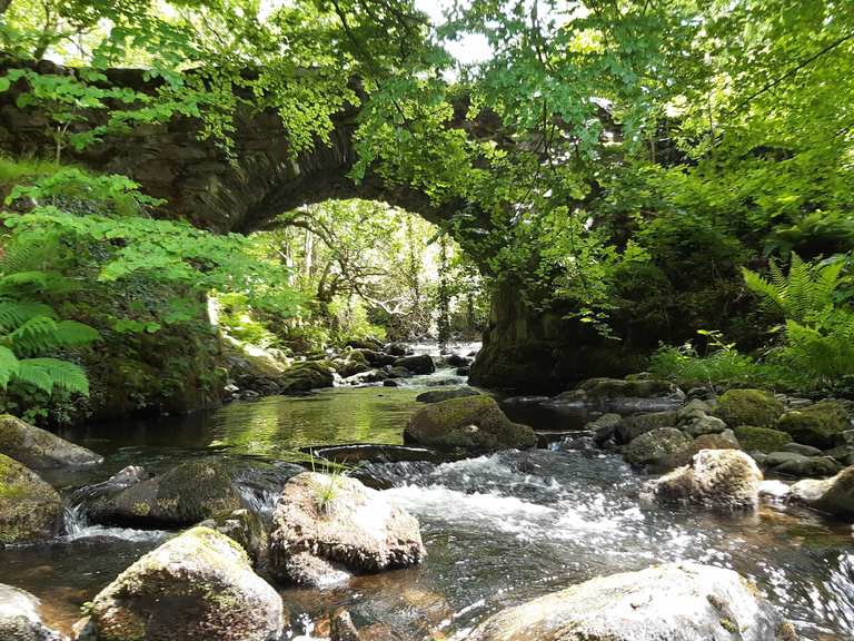 Senda del bosque de Afon Ysgethin y puente de piedra: Rutas MTB | Komoot
