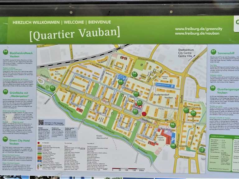 Quartier Vauban - nachhaltige Stadtentwicklung : Radtouren und Radwege ...