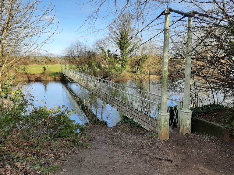 Canford suspension bridge Routes for Walking and Hiking | Komoot