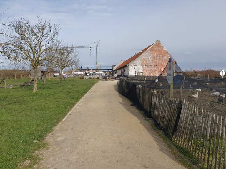 Oostendse Kreken – Uitzicht Rondje vanuit Zandvoorde | wandeling | Komoot