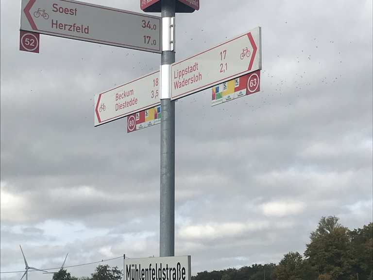 Knotenpunkt Mühlenfeldstraße : Radtouren und Radwege | komoot