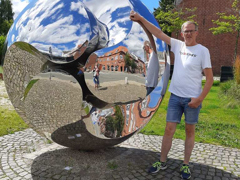 Vindrosen Skulptur Varde: Wanderungen und Rundwege | komoot