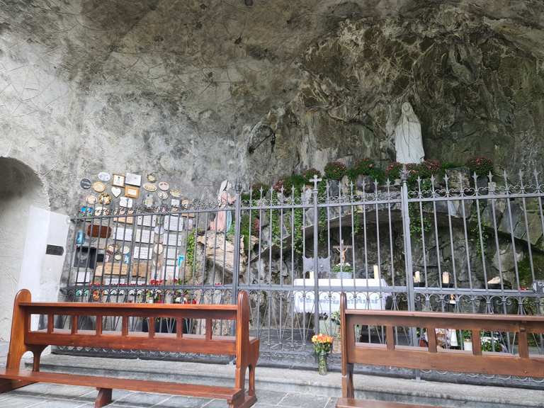 Marien-Lourdes-Grotte, Bendern: Wanderungen und Rundwege | komoot