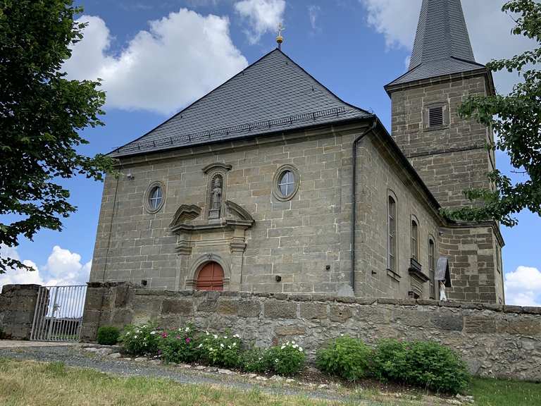 Lichtenfels-Isling Kreuzkapelle: Mountainbike-Touren und -Trails | komoot