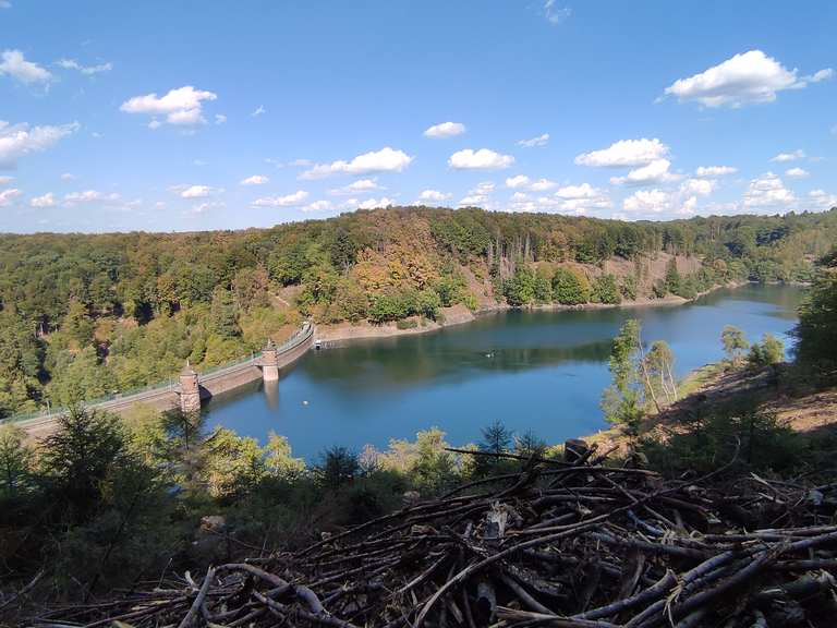Sengbachtalsperre von oben : Radtouren und Radwege | komoot
