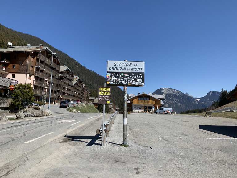 Col du Corbier (1230m) - Itinéraires vélo et carte | Komoot