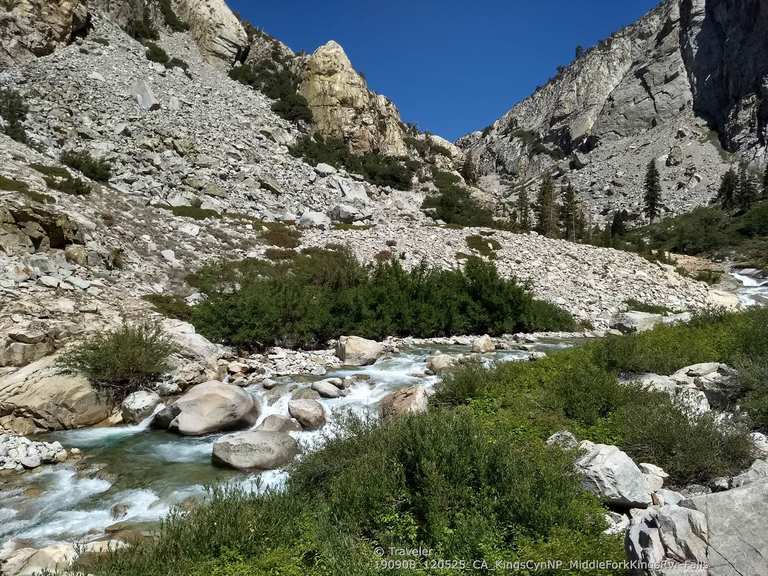 Upper Middle Fork Kings River Gorge Routes for Walking and Hiking | Komoot