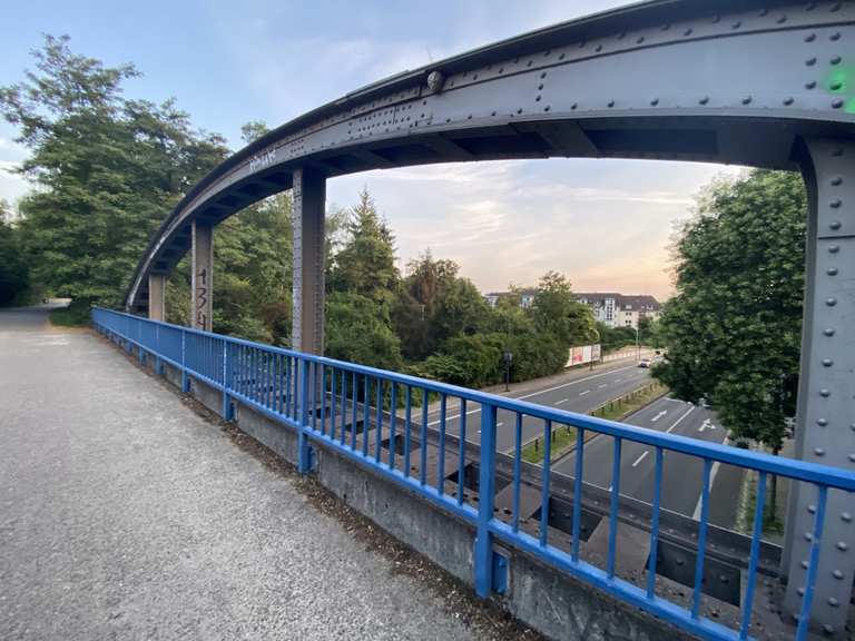 TRASSEN-DOPPEL-BRÜCKE hinter- und untereinander ! - Ruhrgebiet ...