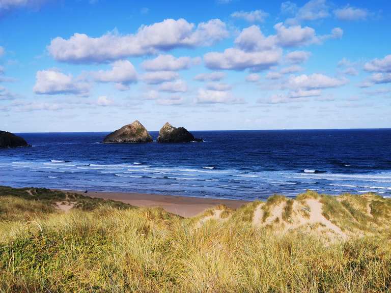 Holywell Cave – Holywell Bay Beach loop from Holywell | hike | Komoot