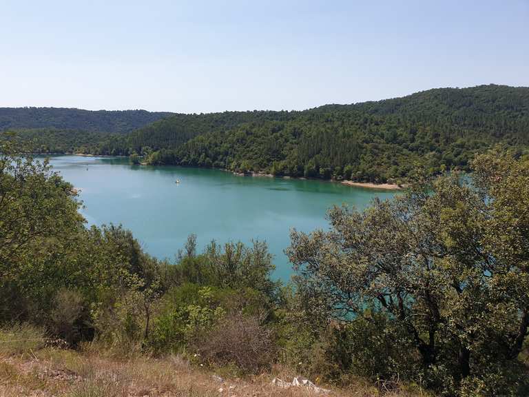 Point de vue sur le Lac St Cassien - Itinéraires vélo et carte | Komoot