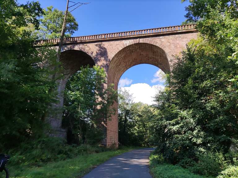 Wehre-Viadukt Waldkappel - Itinéraires vélo et carte | Komoot