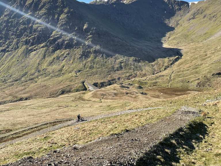 Sticks Pass to Whiteside Fell — The Lake District | mountain bike ride ...