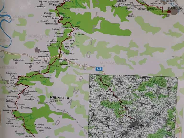 Steigerwald-Panoramaweg: Wanderungen und Rundwege | komoot