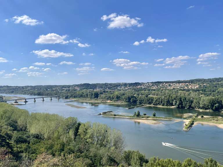 Brücke von Champtoceaux – Schnürsenkel von Champtoceaux Runde von La Haie-Fouassière | Rennrad ...