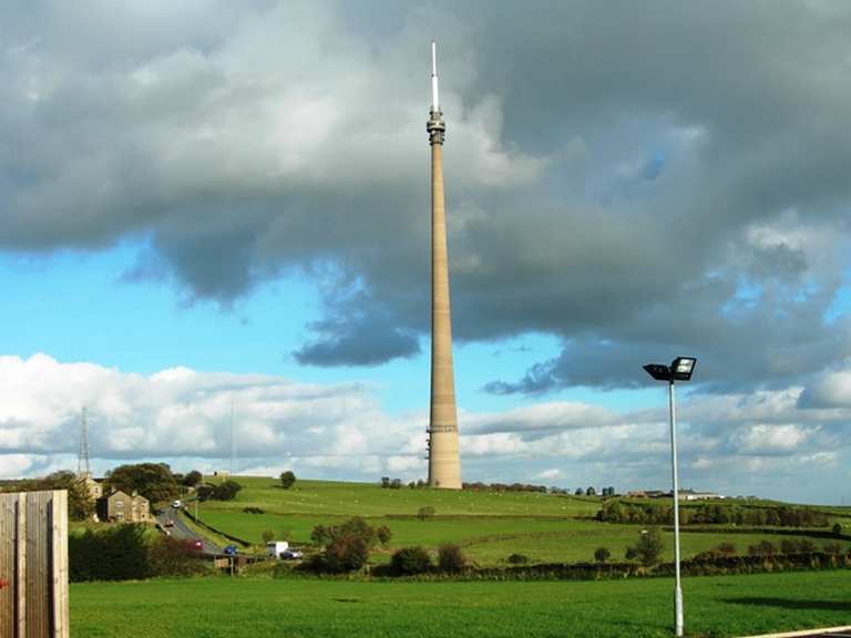 Emley Moor Mast Road Cycle Routes and Map | Komoot