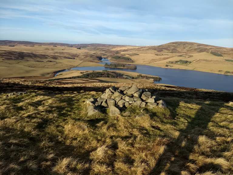 Whiteadder Reservoir & Priestlaw Hill loop — Lammermuir Hills | hike ...