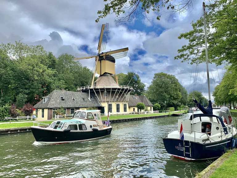 Zicht op Villa Casparus – Zicht op Molen 't Haantje Rondje vanuit ...