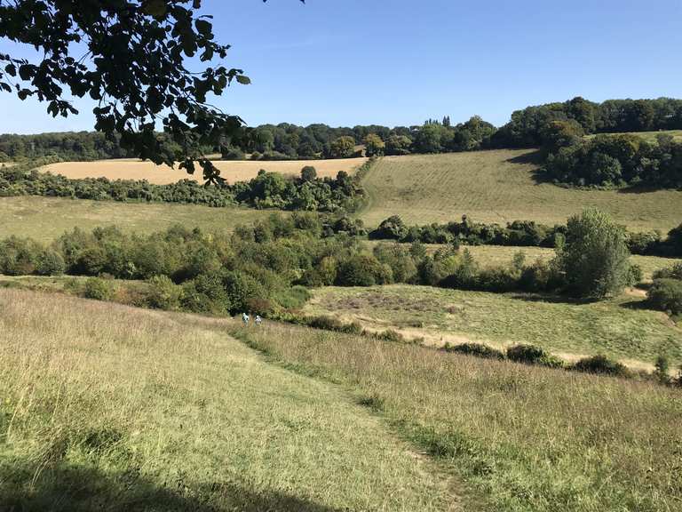 Otford loop to Round Hill & the North Downs Way — Kent Downs ANOB ...