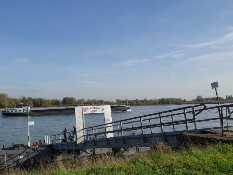 Rheinfähren Griet und Rees fietsroutes en kaart | Komoot