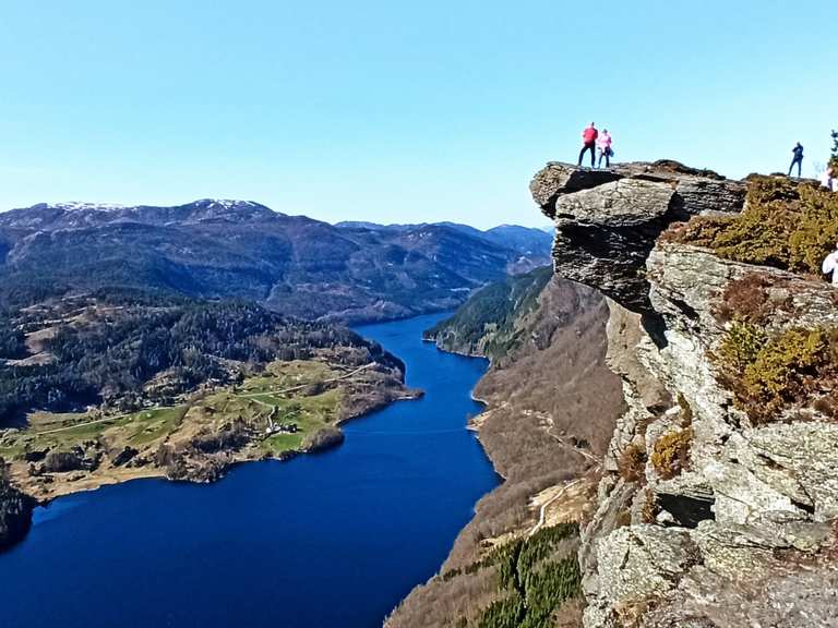 Himakånå (little Trolltunga): Wanderungen und Rundwege | komoot