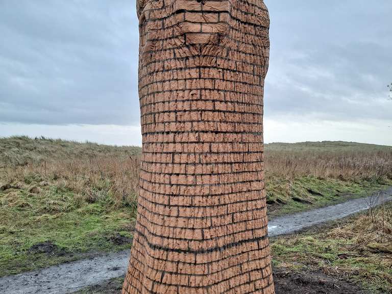 "Brick Tree" sculpture by Rodney Harris - Itinéraires de rando et ...