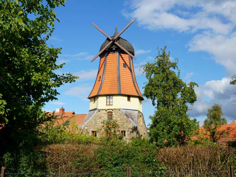 Windmühle Lathwehren-Dunau fietsroutes en kaart | Komoot