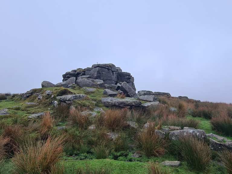 South Hessary Tor, Hexworthy & Two Bridges anello da Princetown ...