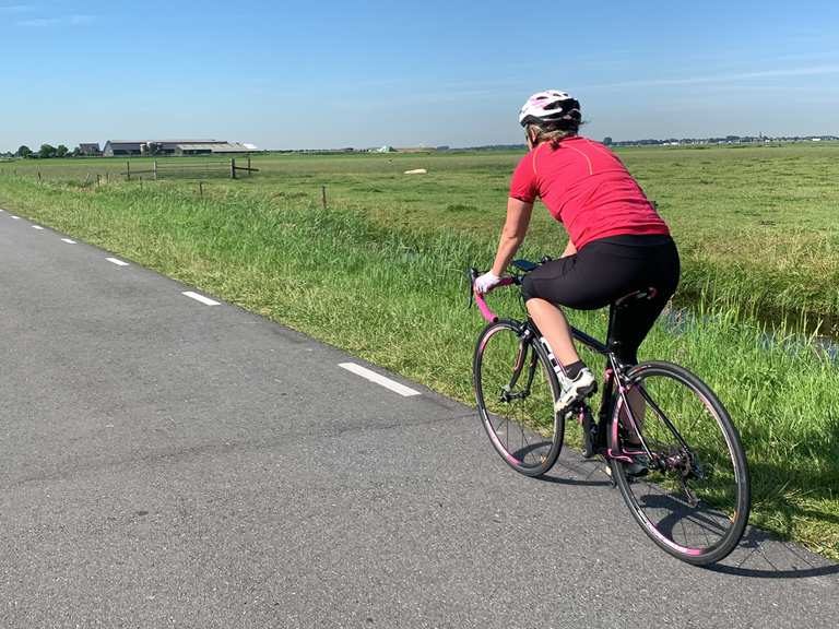 Mooi fietspad met leuke uitzichten wiellerroutes en kaart | Komoot