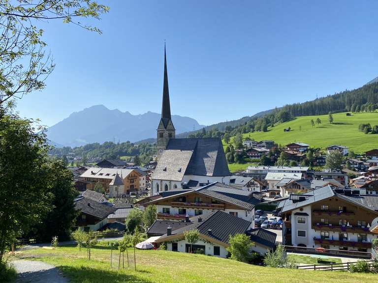 Blick auf Maria Alm: Wanderungen und Rundwege | komoot