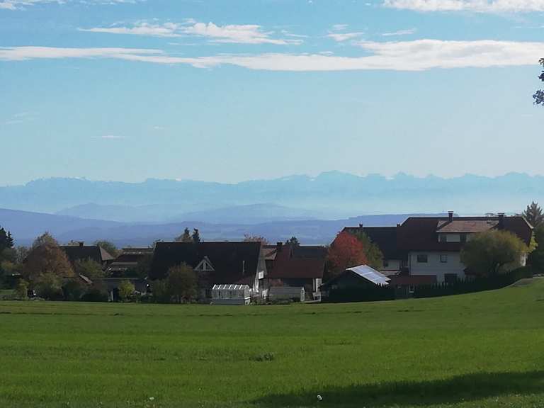 Gugelturm mit Alpensicht – Gugel-Stüble Runde von Hartschwand | Wanderung | Komoot