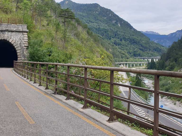 Radweg auf der Pontebbana-Bahnstrecke : percorsi ciclabili | Komoot