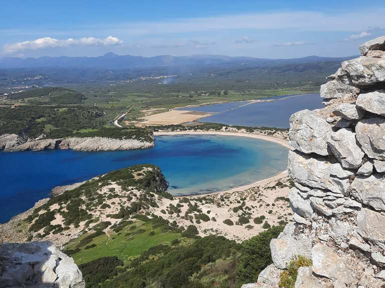 Nestor's Cave ⛰️🗿 below old Navarino castle Routes for Walking and ...