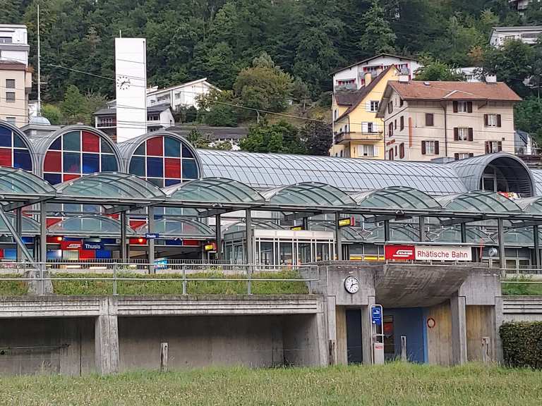 Bahnhof Thusis: Wanderungen und Rundwege | komoot